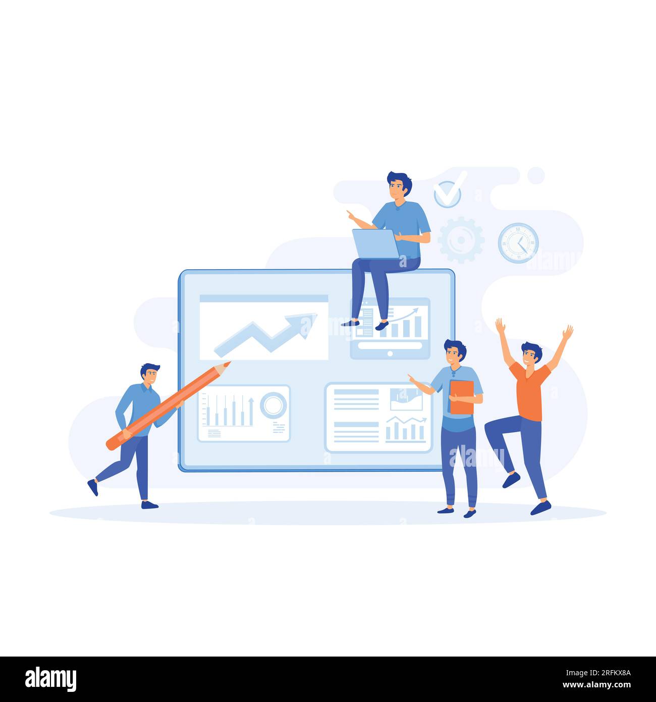 Agile professional background Stock Vector Images - Alamy