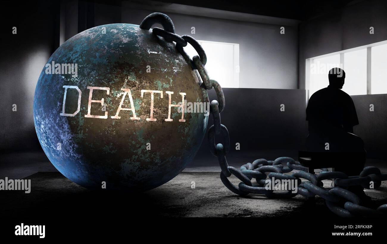 Death - a metaphorical view of exhausting human struggle with death ...