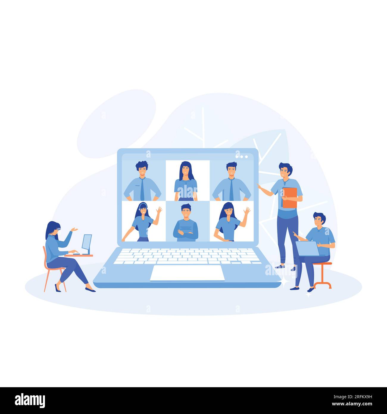 Online workshop vector vectors hi-res stock photography and images - Alamy