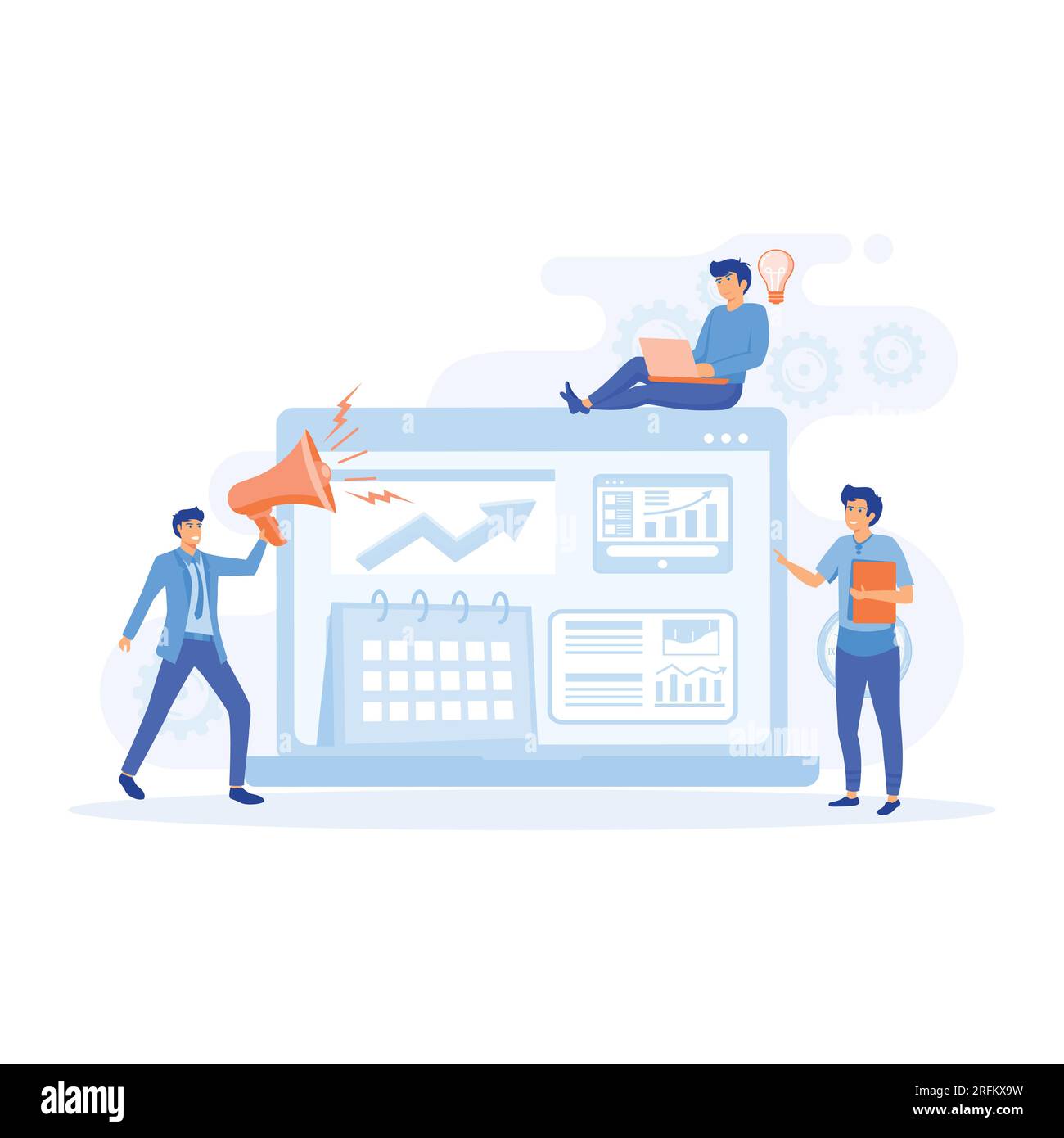 Discussion graphs Stock Vector Images - Alamy