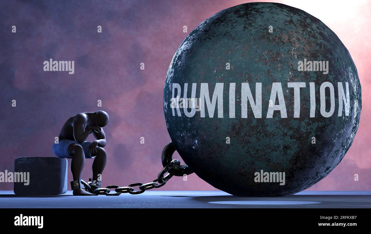 Rumination - a metaphor showing human struggle with Rumination ...