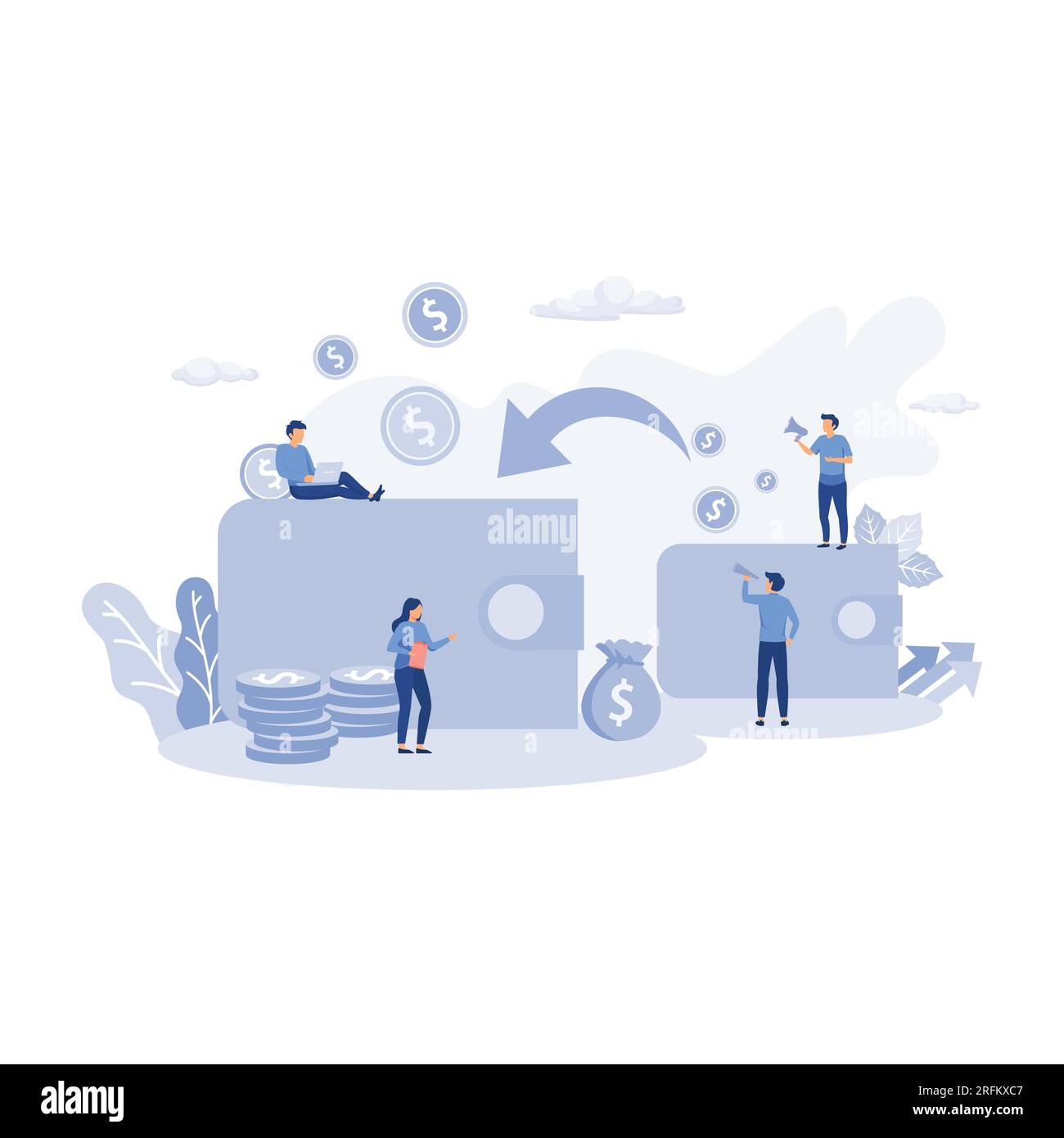 Money management poster Stock Vector Images - Alamy