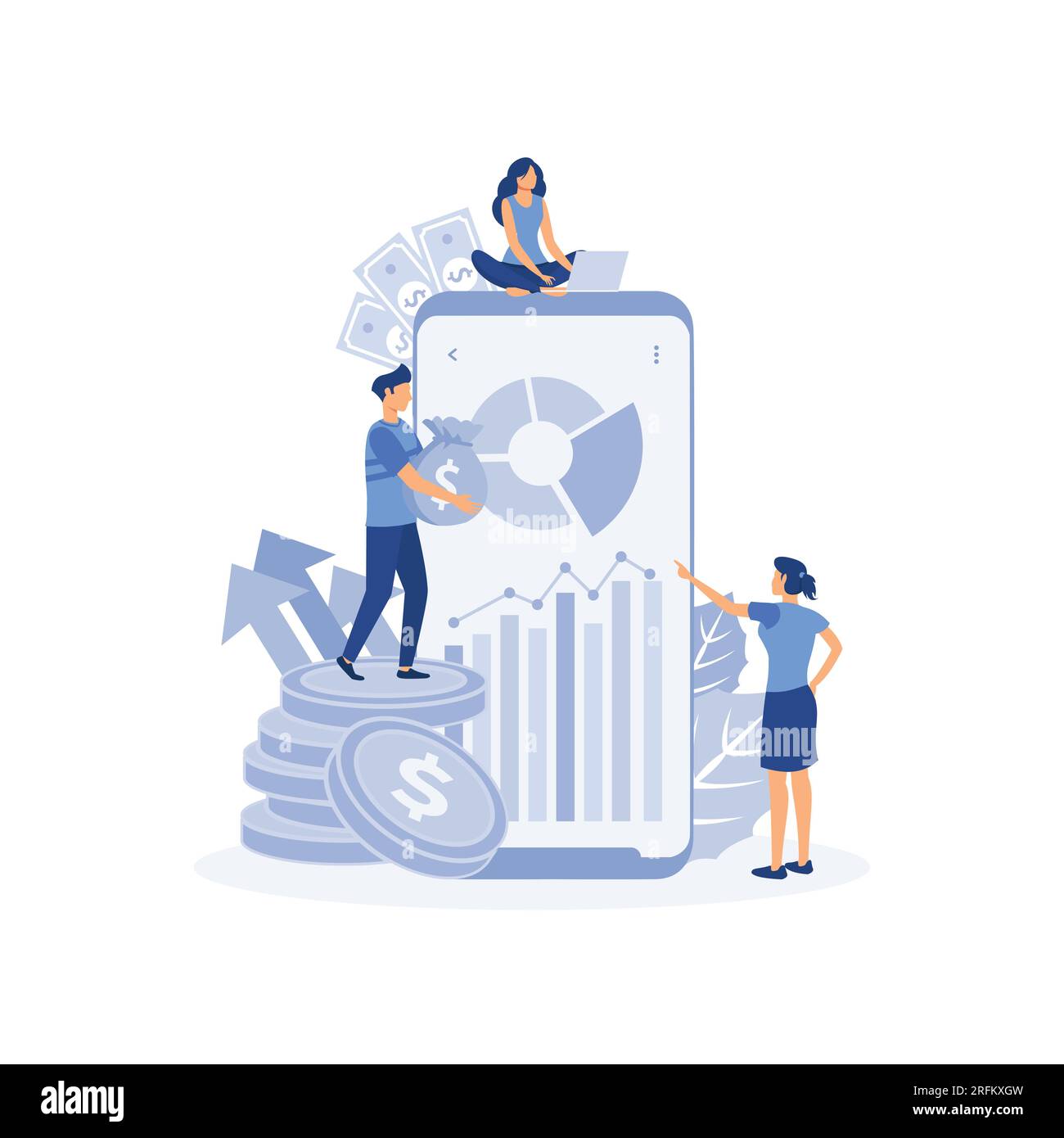 Financial transactions, non-cash payment transactions. Pos-terminal and payment systems, flat ...