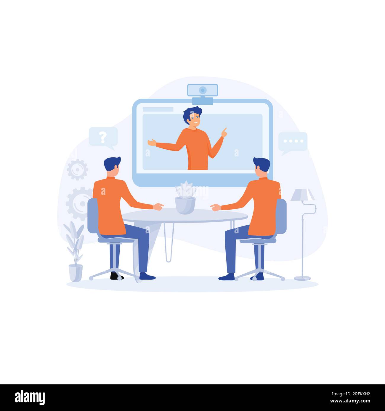 Team leader training Stock Vector Images - Alamy