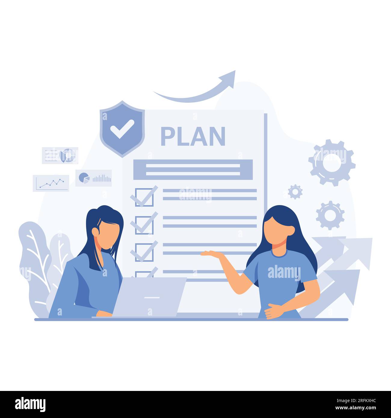 business planning, target, business work flow, time management ...