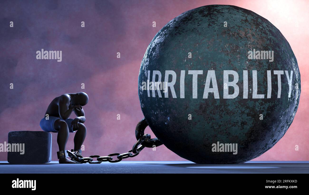 Irritability - a metaphor showing human struggle with Irritability ...