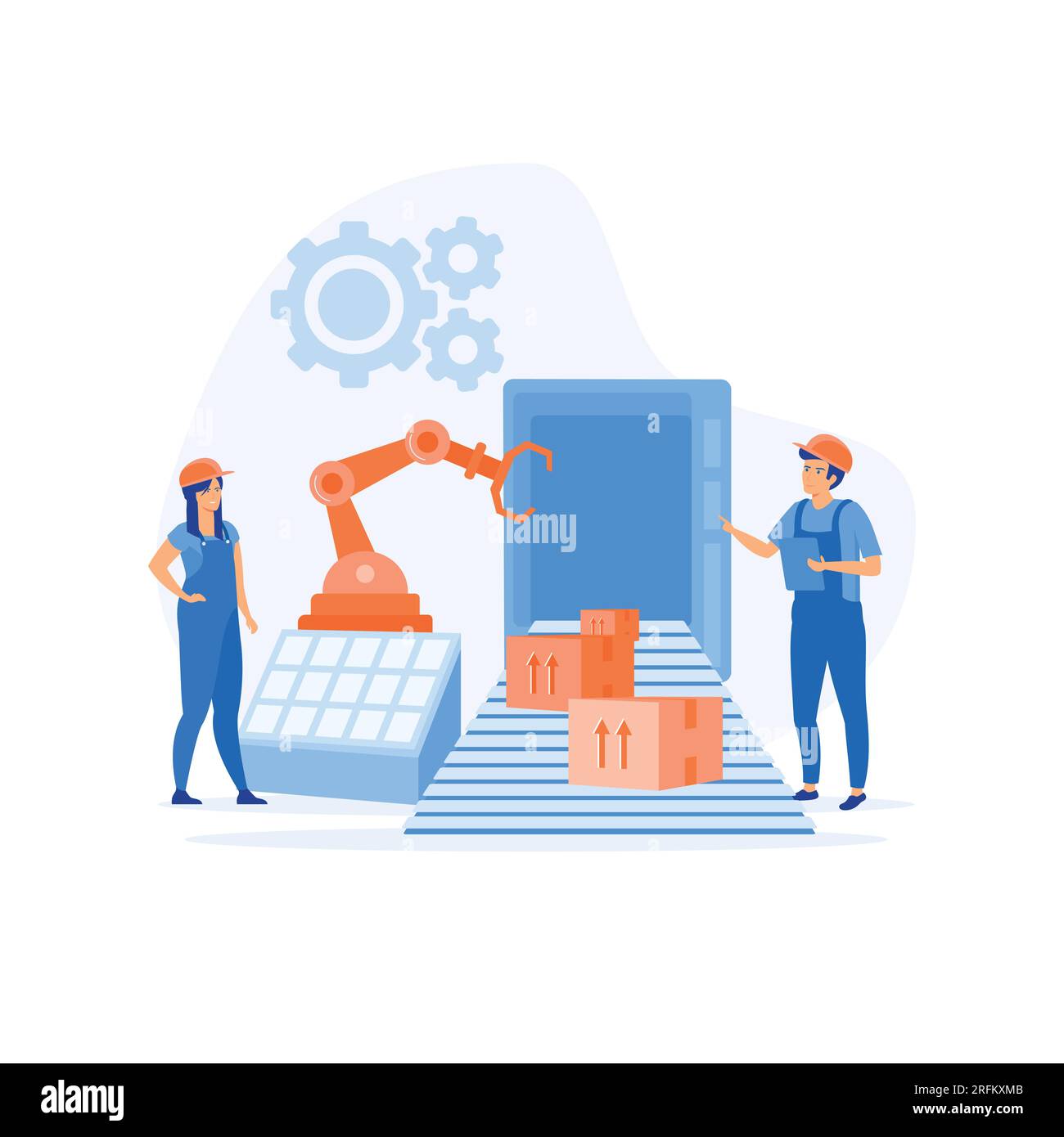 Engineer working with interactive interface. innovative manufacturing ... Engineer working with interactive interface. innovative manufacturing ...