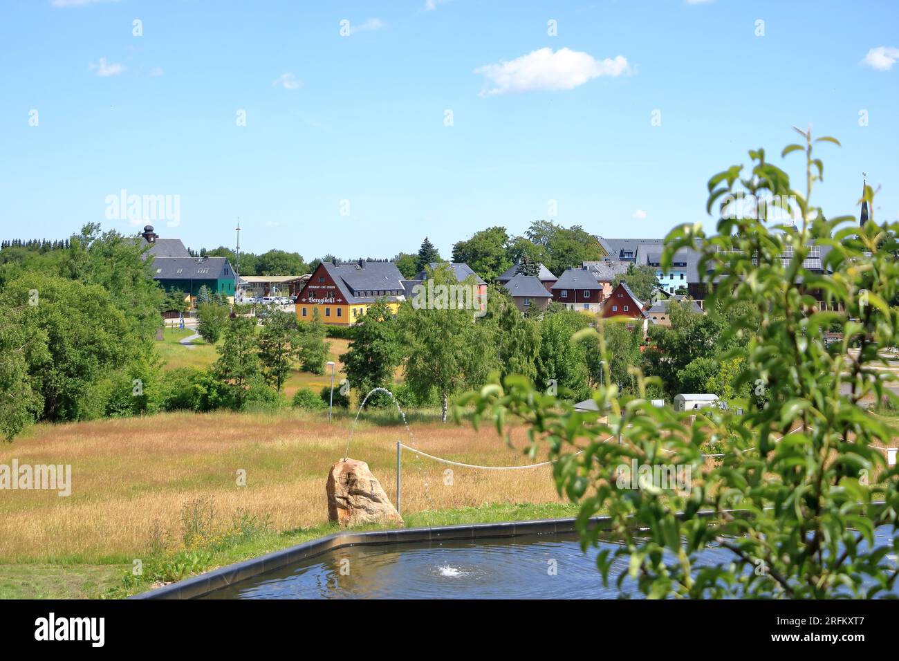 old town of Altenberg in Saxony, germany Stock Photo - Alamy
