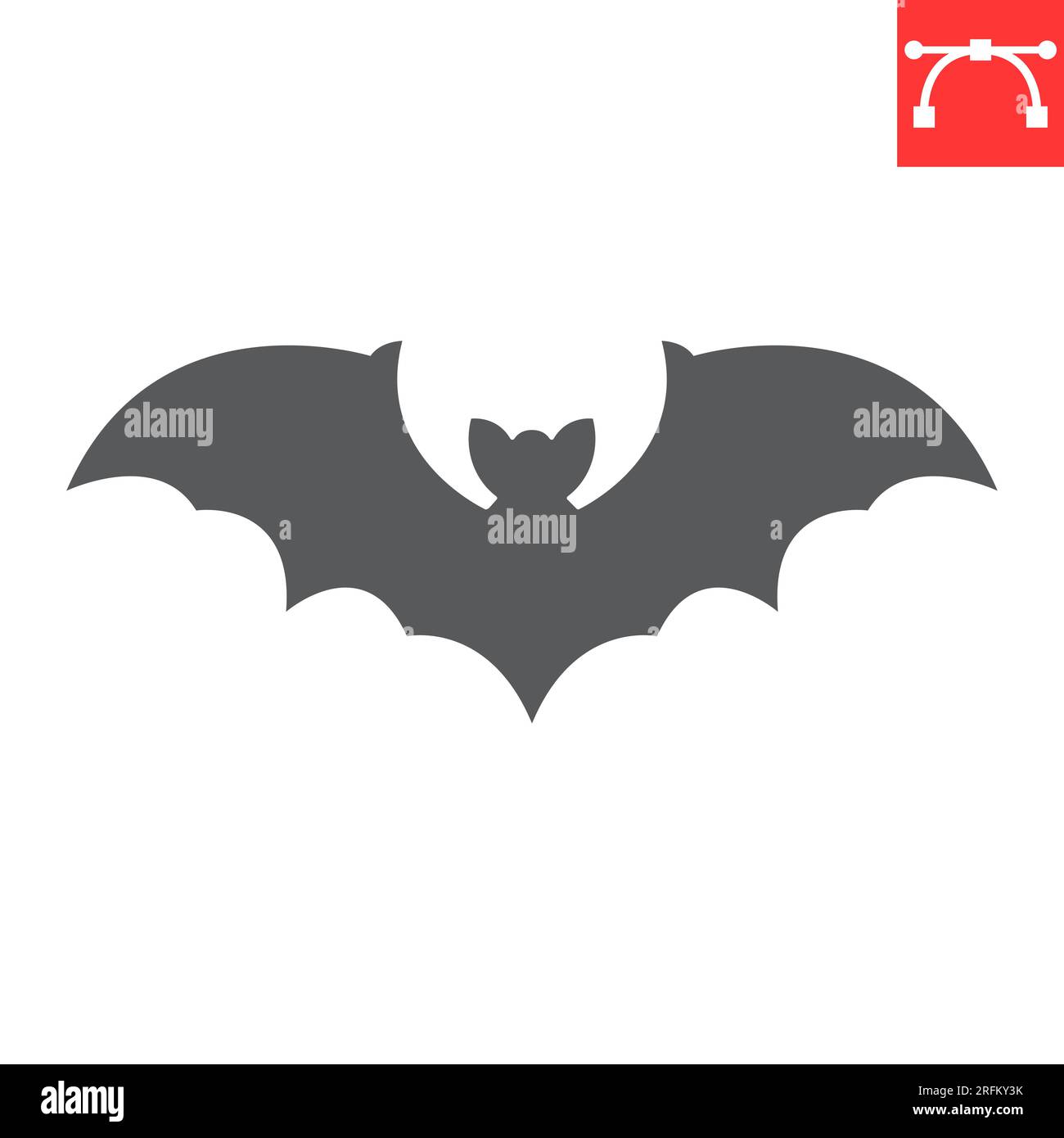 Silhouette flying bat clipart hi-res stock photography and images - Alamy