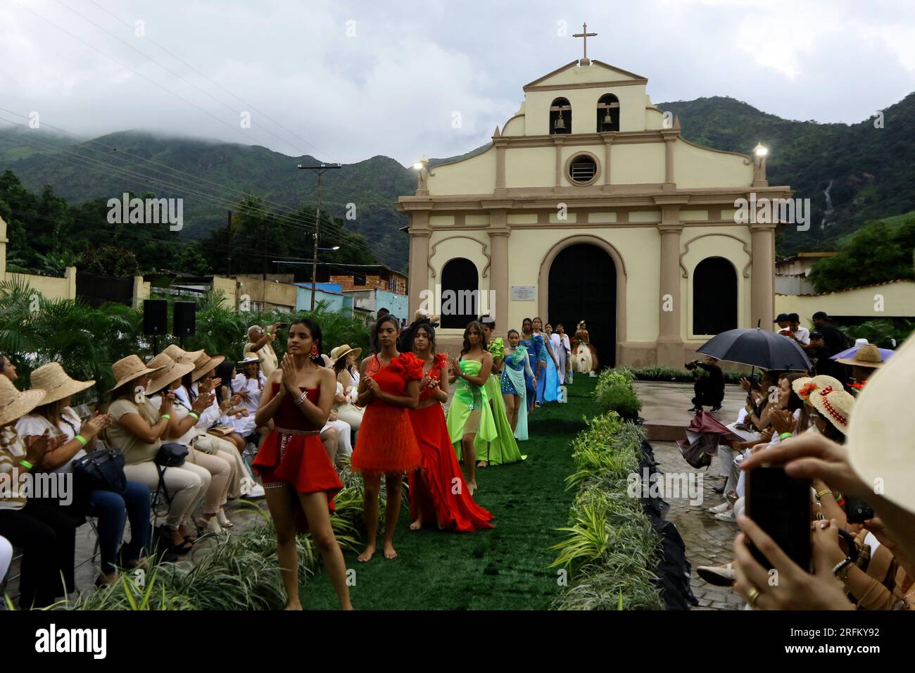 Mariara, Carabobo, Venezuela. 3rd Aug, 2023. August 03, 2023. Model ...