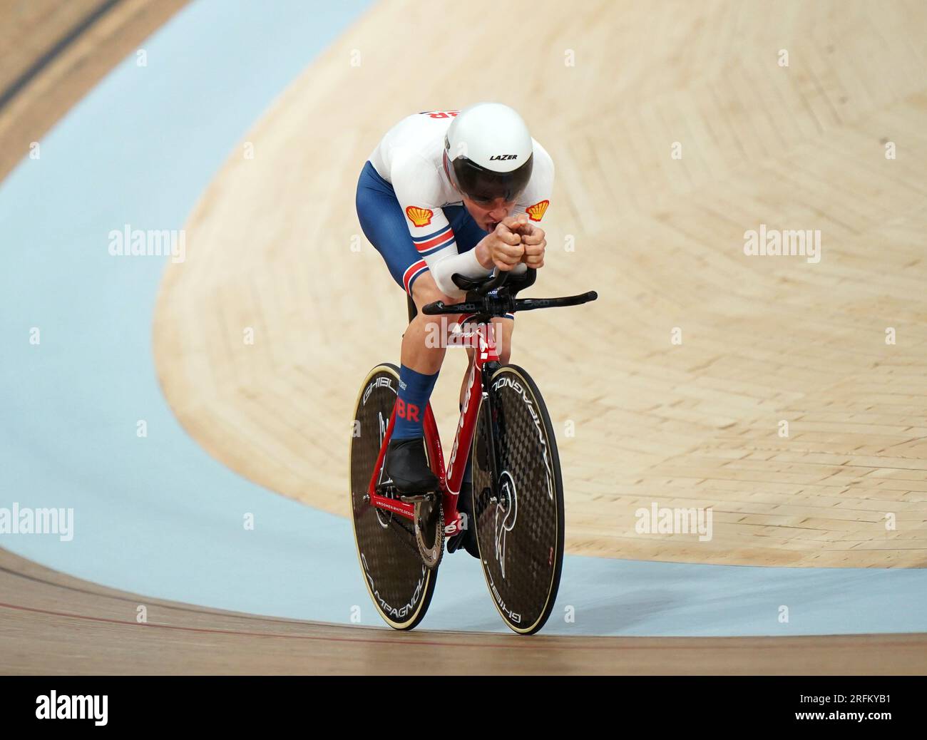 Great Britain's Archie Atkinson in the Men C4 1km Time Trial ...