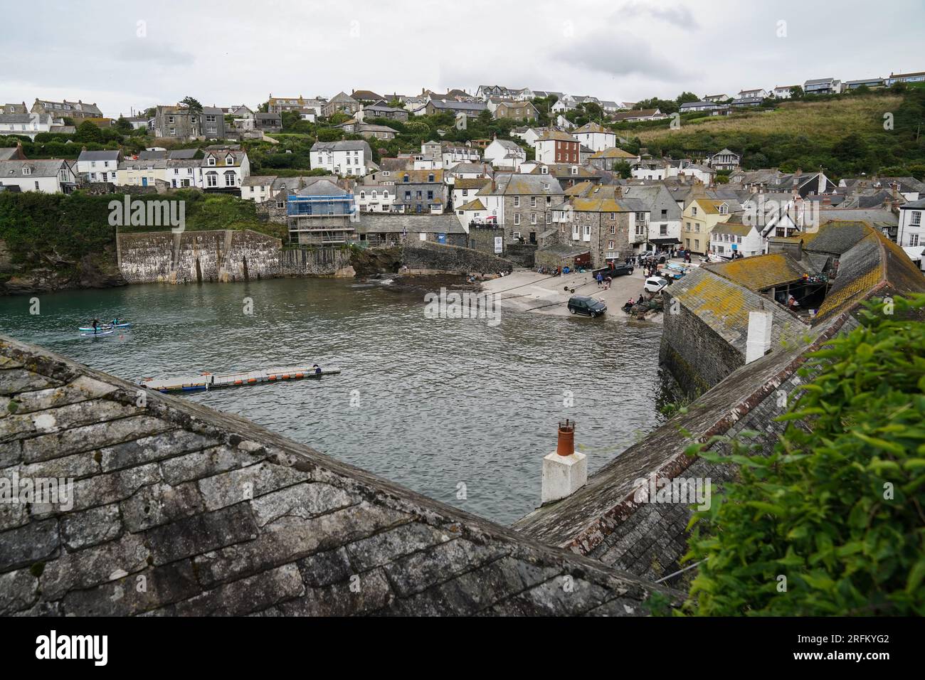 The fishing village of Port Isaac in Cornwall. Tuesday August 1st 2023 ...