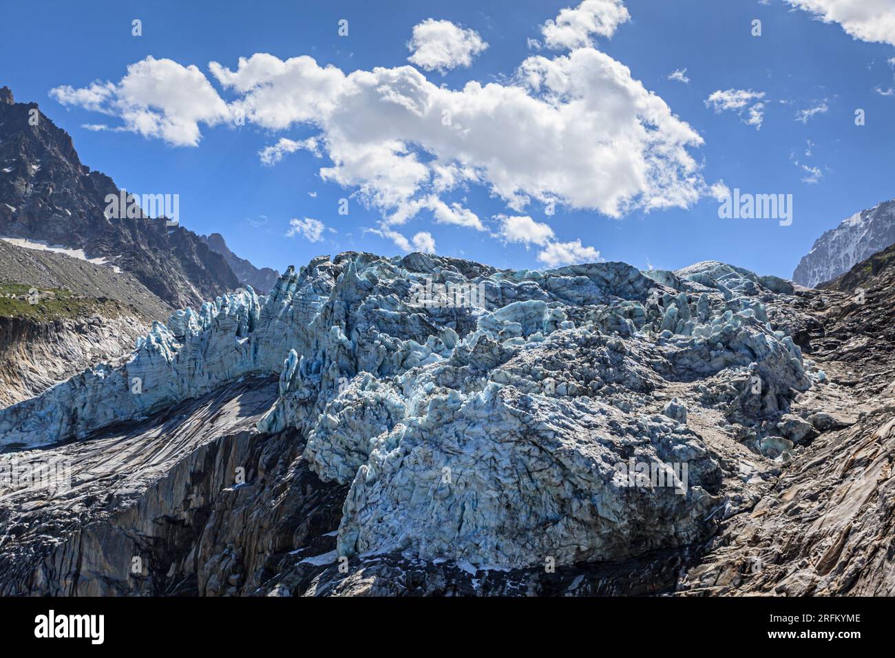 Glacier d´Argentiere, Mont Blanc Massif, Chamonix, French Alps, France Stock Photo - Alamy