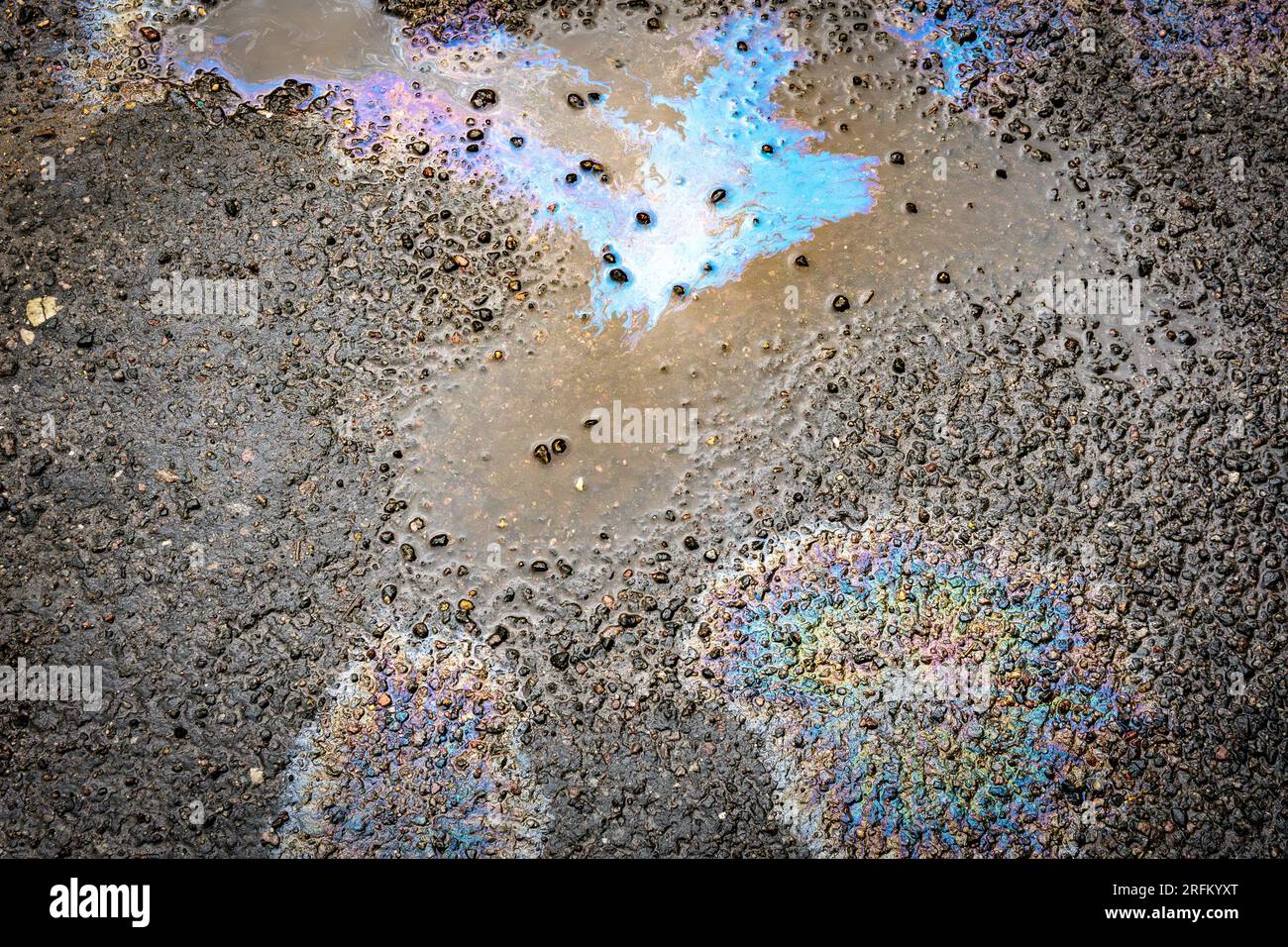 Rainbow puddles hi-res stock photography and images - Alamy