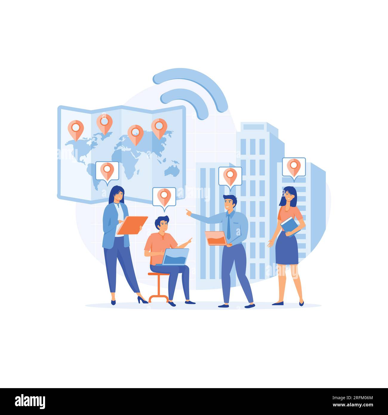 Digital work scene hi-res stock photography and images - Alamy