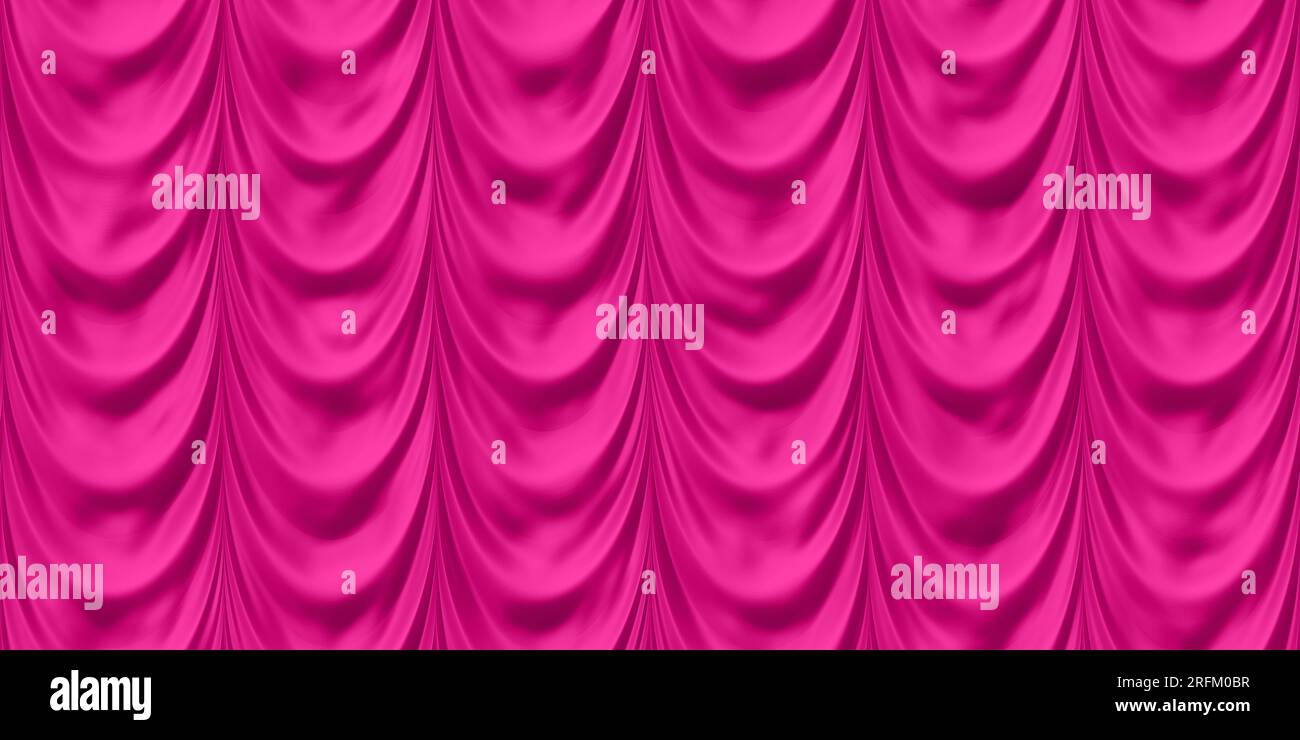 Seamless hot pink theater curtains barbiecore aesthetic fashion ...