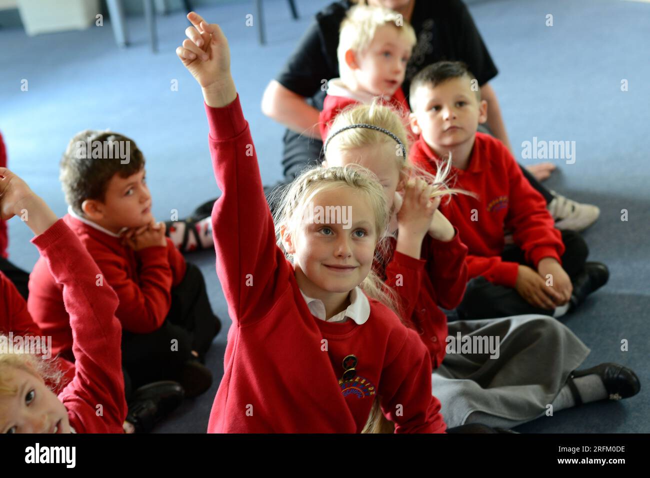 Primary school pupils, England, Britain, Uk Stock Photo - Alamy