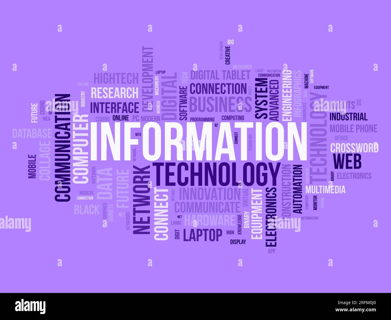 Word Cloud Background Concept For Information Technology Computer Network System Use For 8492
