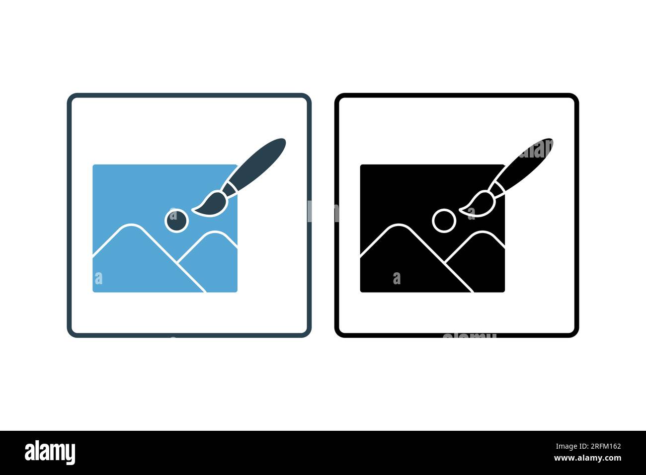 Painting vector icon editable Stock Vector Images - Alamy