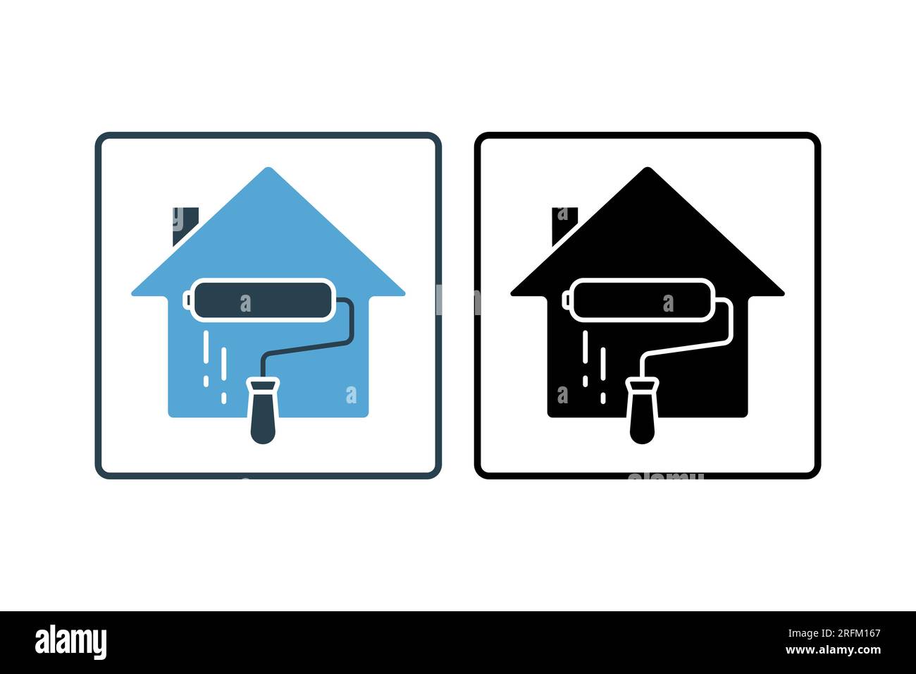 Painting Services icon. icon related to painting. solid icon style ...