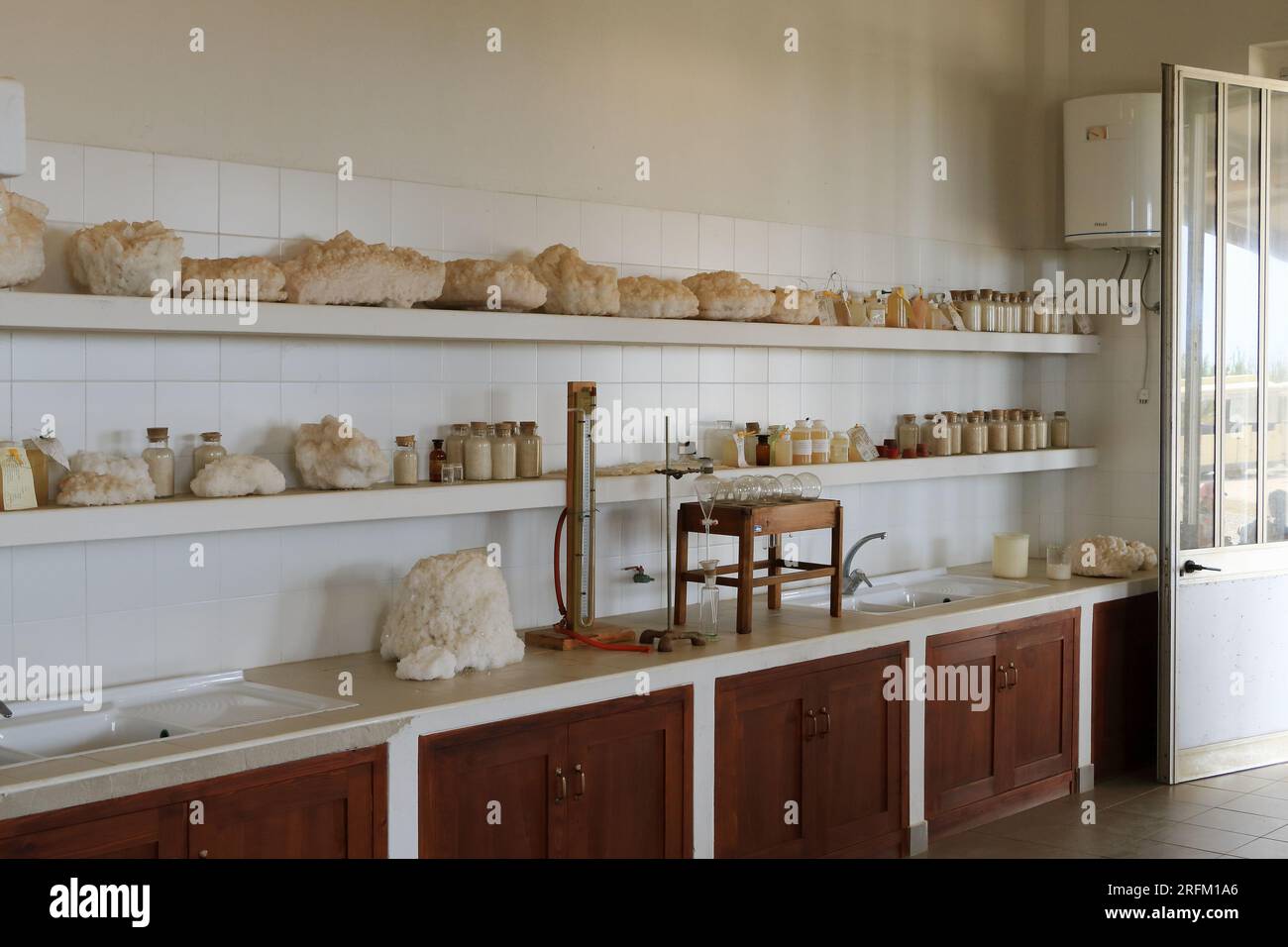Cagliari: old laboratory museum of saline in the Molentargius Regional ...