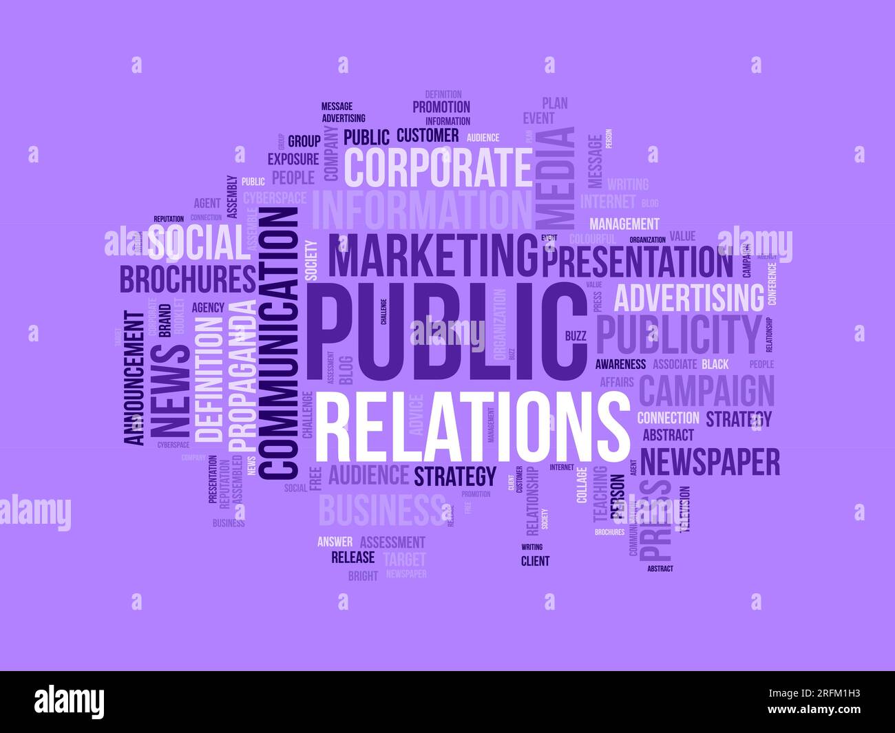 Word cloud background concept for Public Relations. Business ...