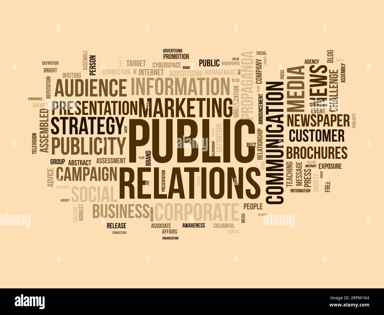 Word cloud background concept for Public Relations. Business ...