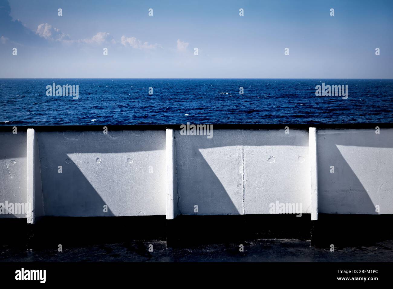 Aboard the SS Badger on Lake Michigan on its regular route between ...