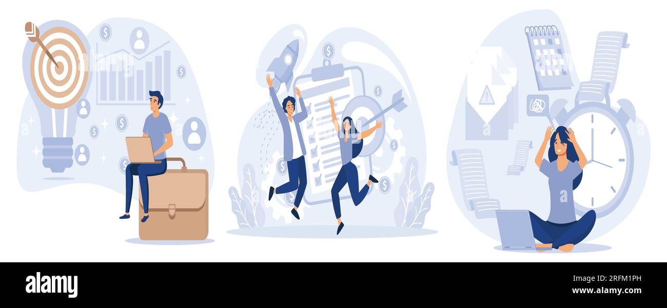 Project Lifecycle Concept Project Initiation And Closure Deadline Documentation Business