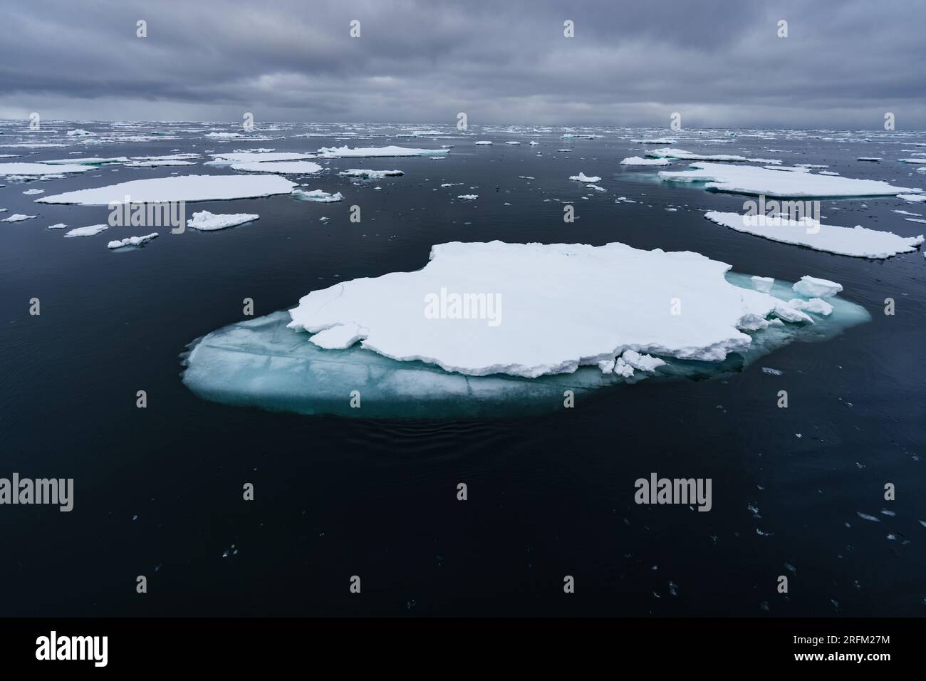 Icefloe in the north polar sea Stock Photo - Alamy