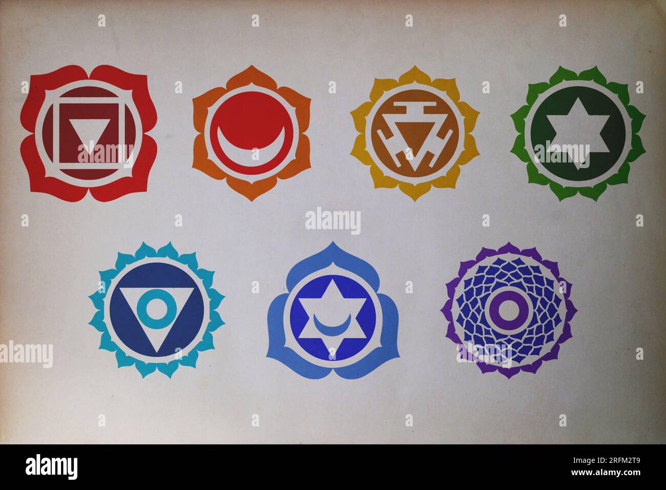 Chakra symbols hi-res stock photography and images - Alamy