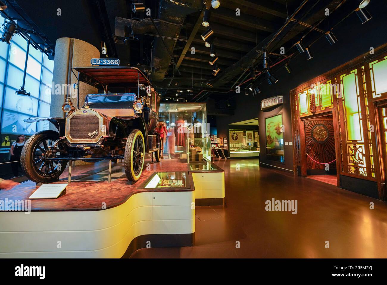 London, England, UK - July 28, 2022. The Museum of London interior ...