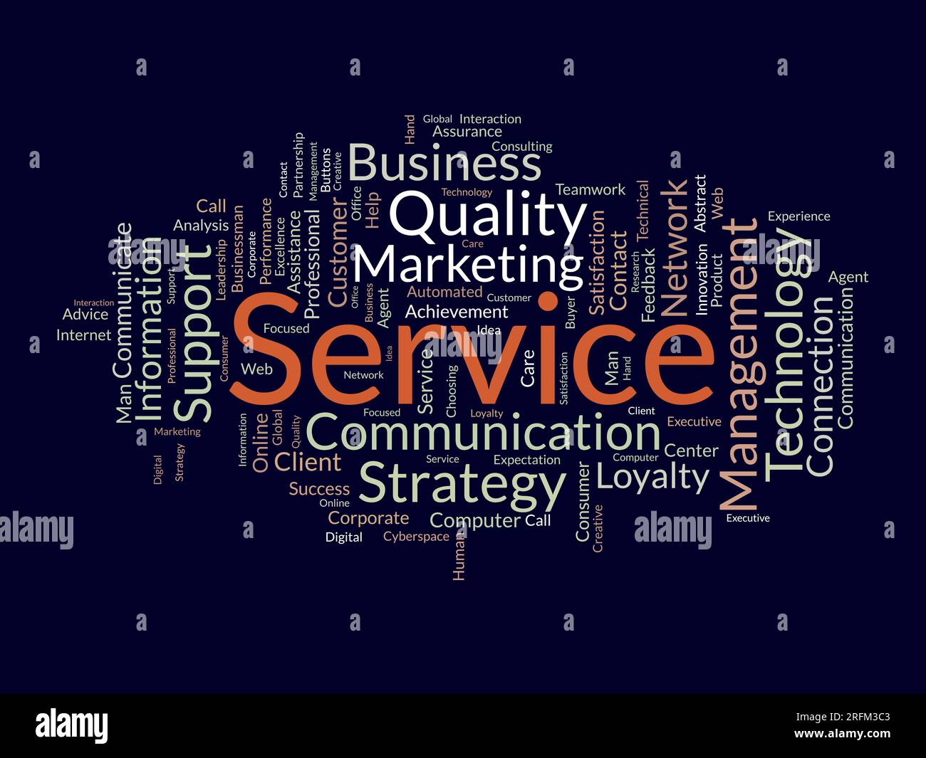 Word cloud background concept for Service. Quality support, client ...