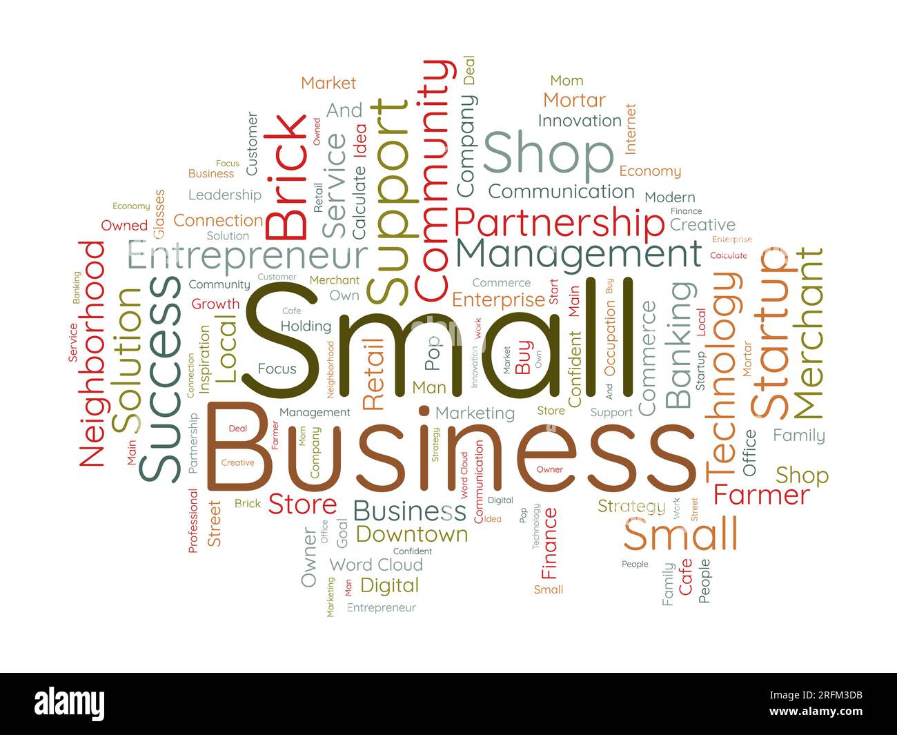 Word cloud background concept for Small business. make success with ...