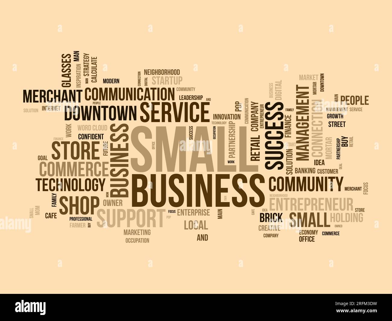 Word cloud background concept for Small business. make success with ...
