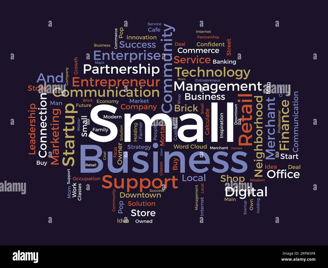 Word cloud background concept for Small business. make success with ...