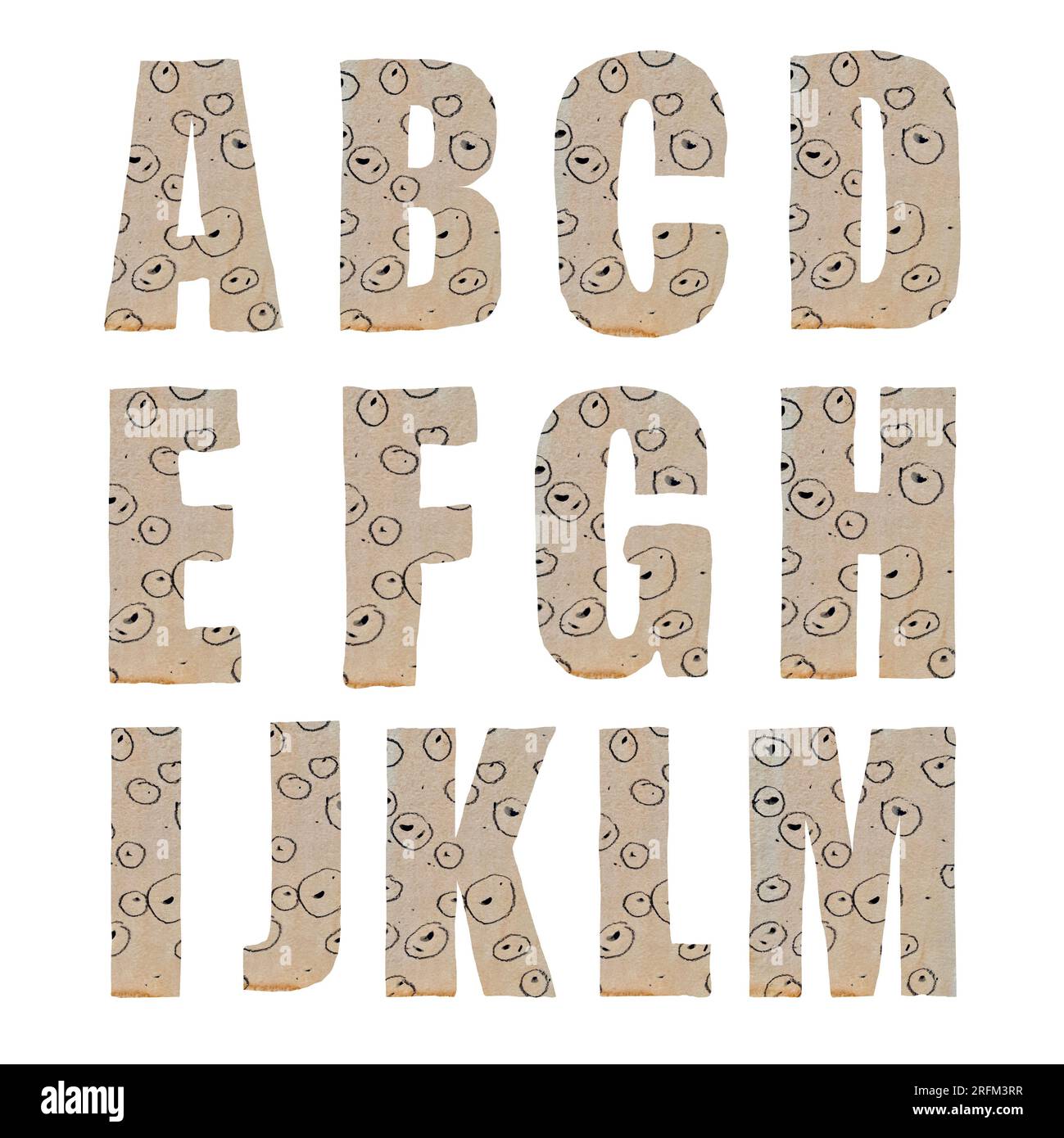 Paper cut out font letter hi-res stock photography and images - Alamy