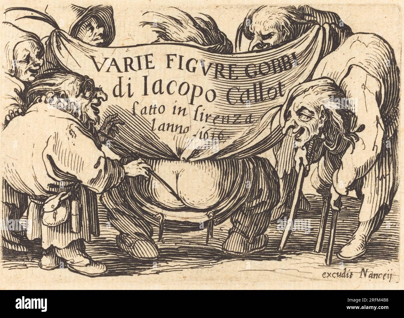 "Jacques Callot, Frontispiece for "Varie Figure Gobbi" ("Various ...