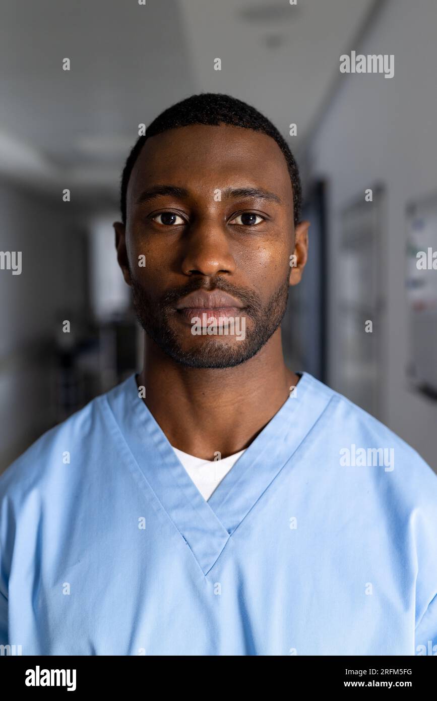 Portrait african american doctor wearing hi-res stock photography and ...