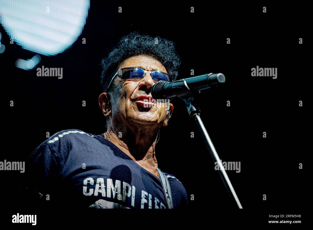 Italy 28 July 2023 Edoardo Bennato live at Bergamo NXT Station © Andrea ...