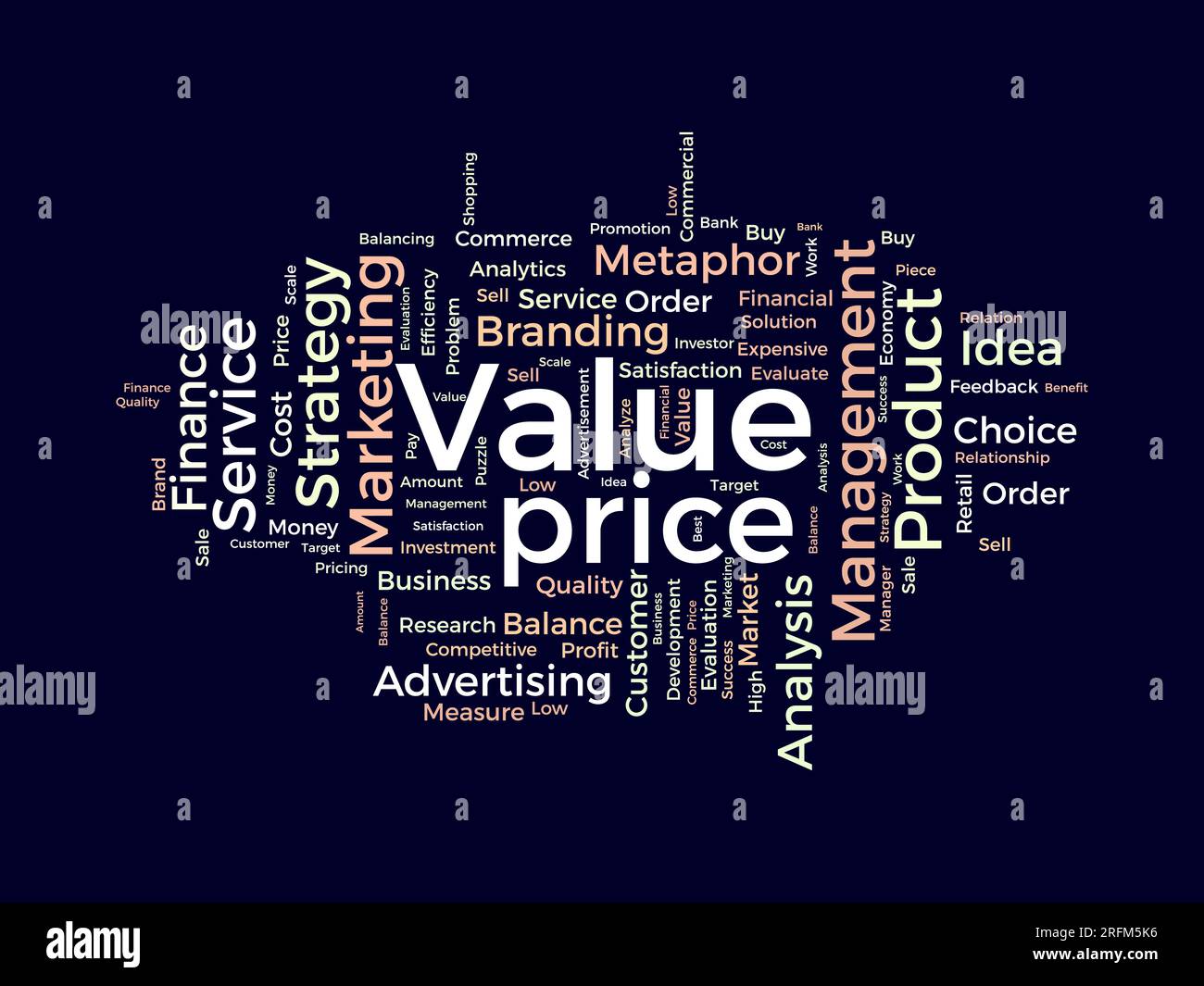 Word cloud background concept for Value price. Financial analysis ...