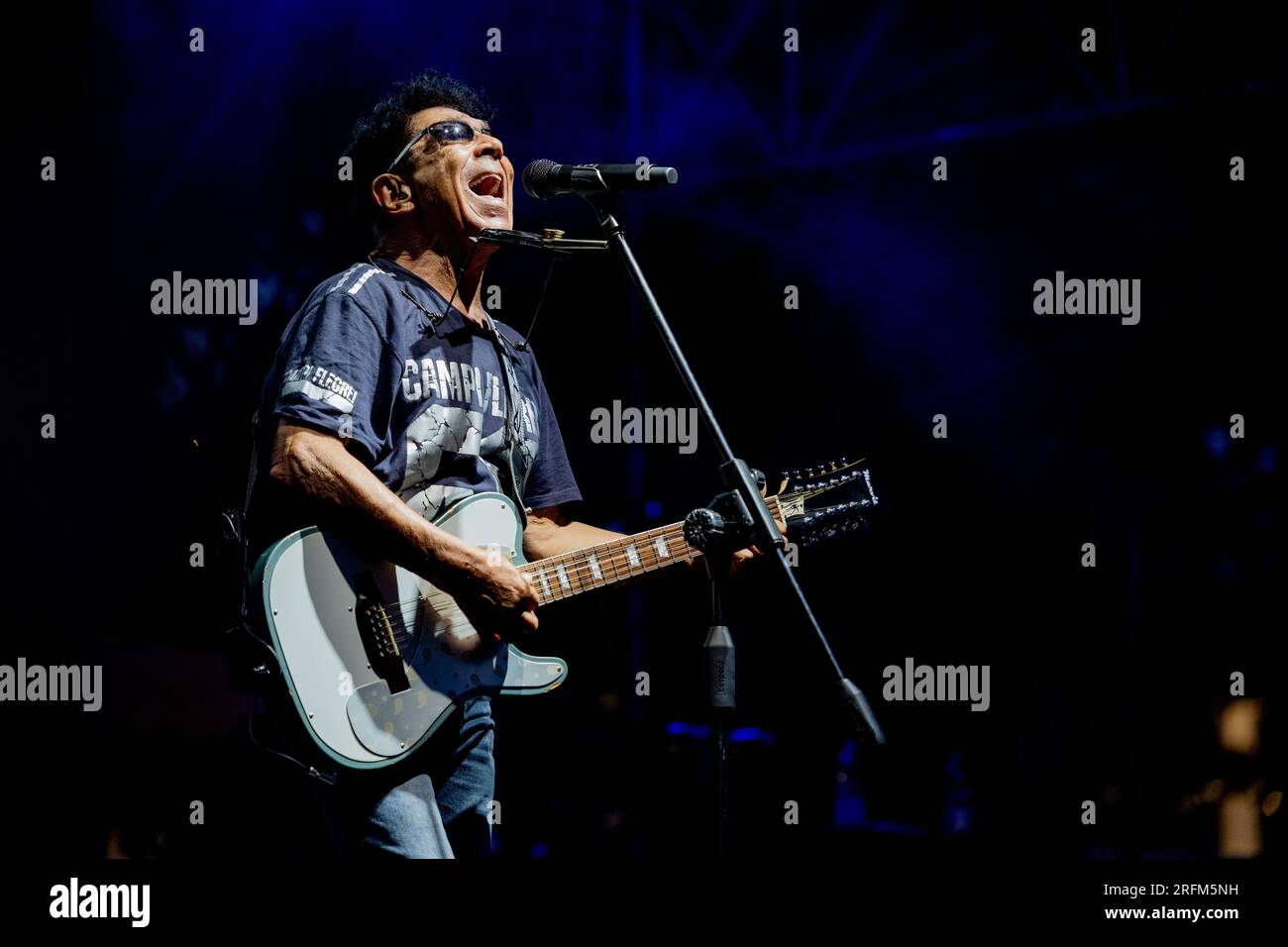 Italy 28 July 2023 Edoardo Bennato live at Bergamo NXT Station © Andrea ...