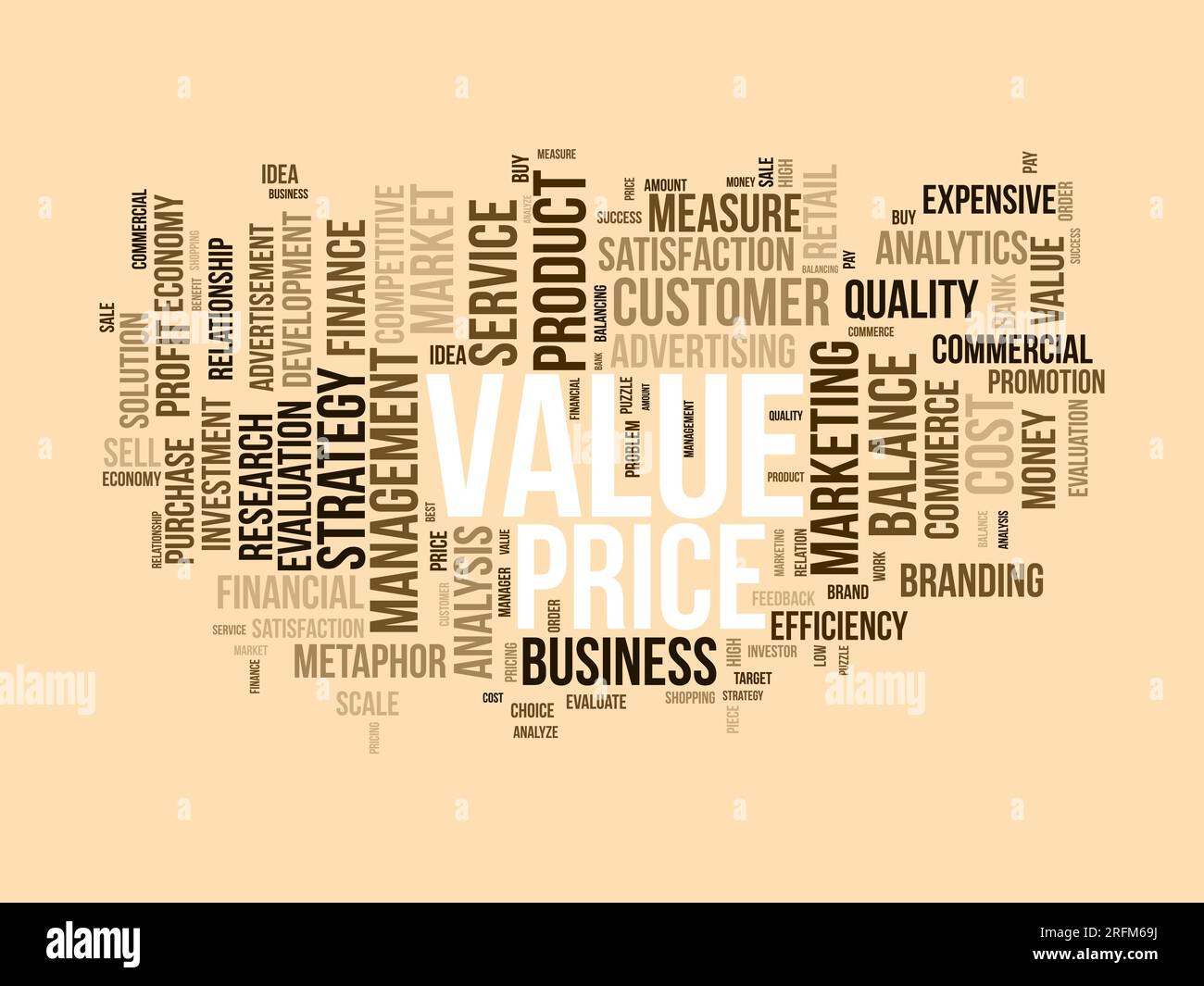 Word cloud background concept for Value price. Financial analysis ...