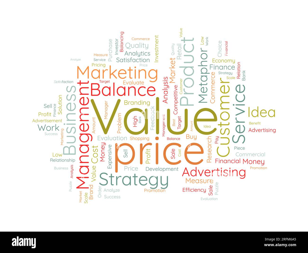 Word cloud background concept for Value price. Financial analysis ...