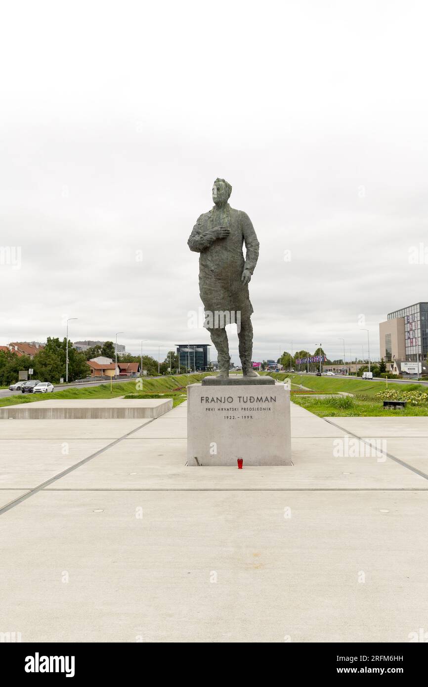 Monument of Croatian president Franjo Tudjman Stock Photo - Alamy