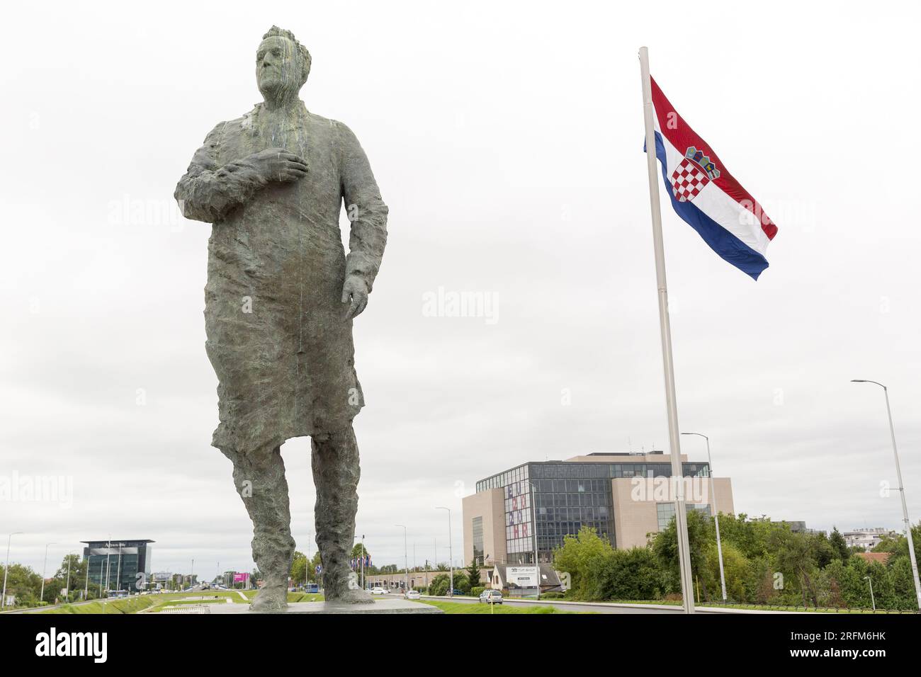 Monument of Croatian president Franjo Tudjman Stock Photo - Alamy