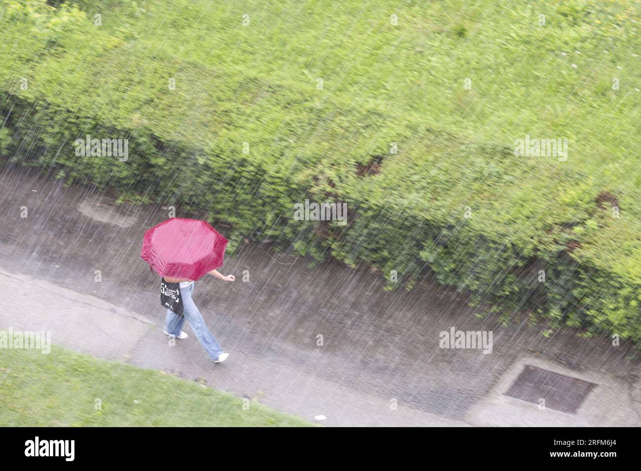 Heavy rain summer europe hi-res stock photography and images - Alamy
