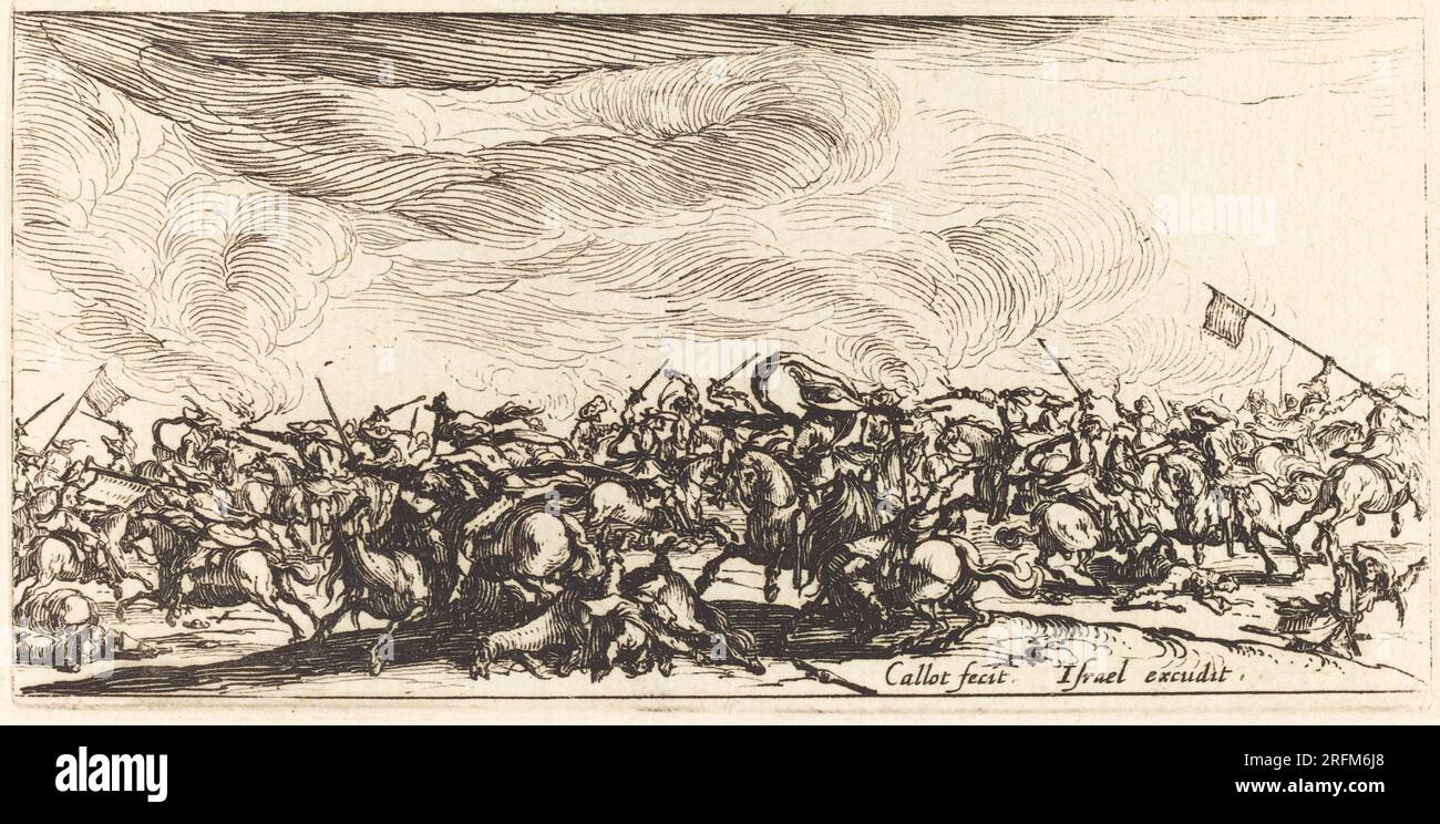 "Jacques Callot, The Cavalry Combat with Swords, c. 1632/1634, etching ...