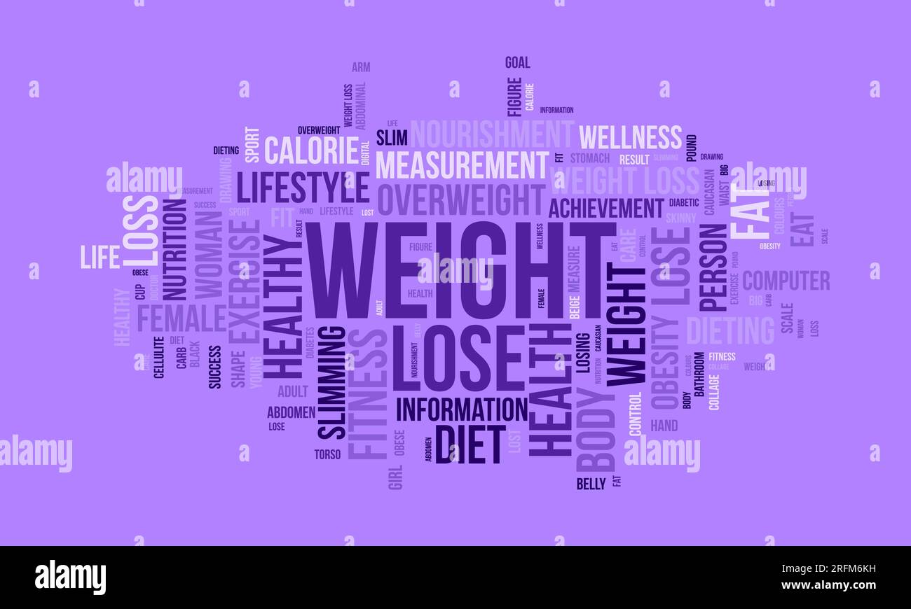 Word cloud background concept for weight Lose. Diet with healthy food ...