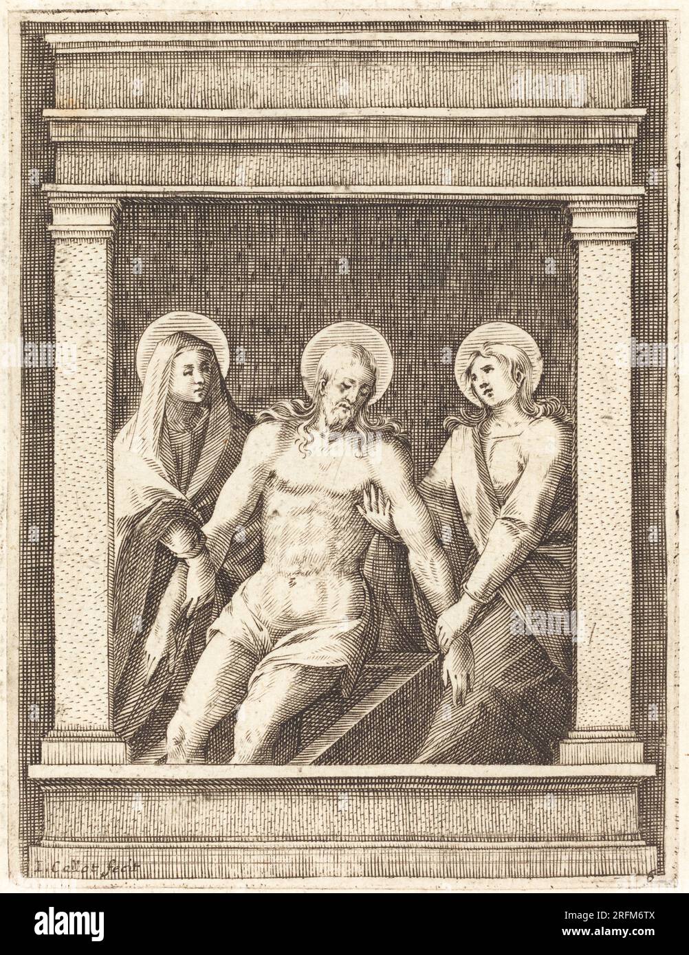 "Jacques Callot, Lamentation, 1608/1611, engraving, R.L. Baumfeld ...